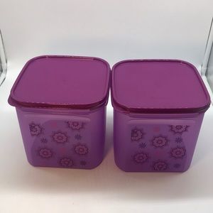 Tupperware | Kitchen | Tupperware Modular Mates Square 3 Set Of 2 ...